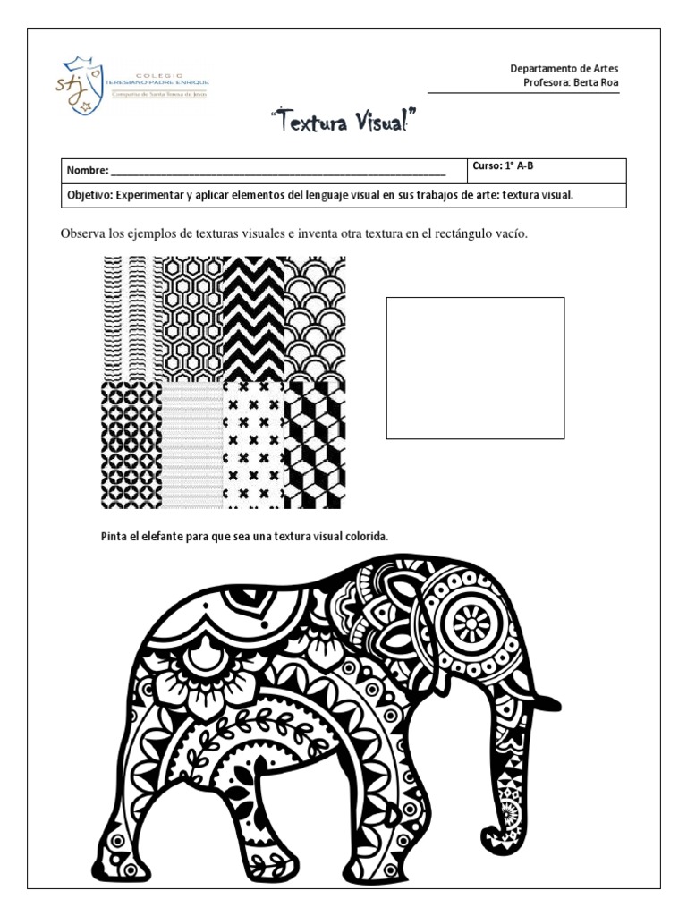 Ejemplos de Textura Visual en Arte | PDF
