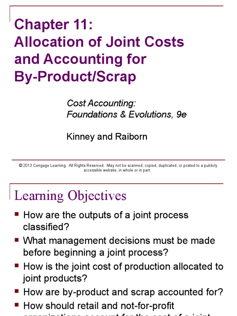 Raiborn Joint & by Products PPT-1 | PDF | Cost | Revenue