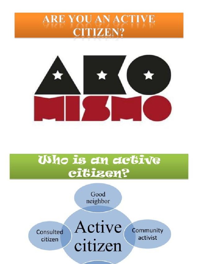 Active Citizenship | PDF