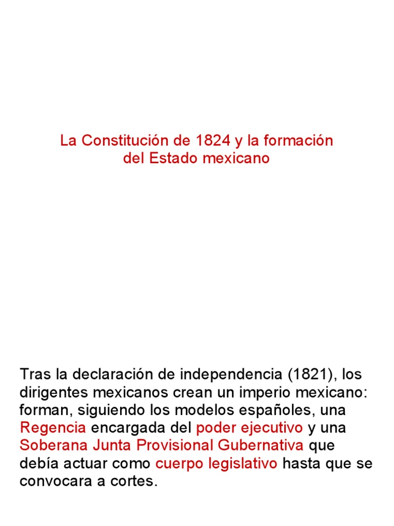 Constitucion de 1824 | PDF | Gobierno | Gobernancia