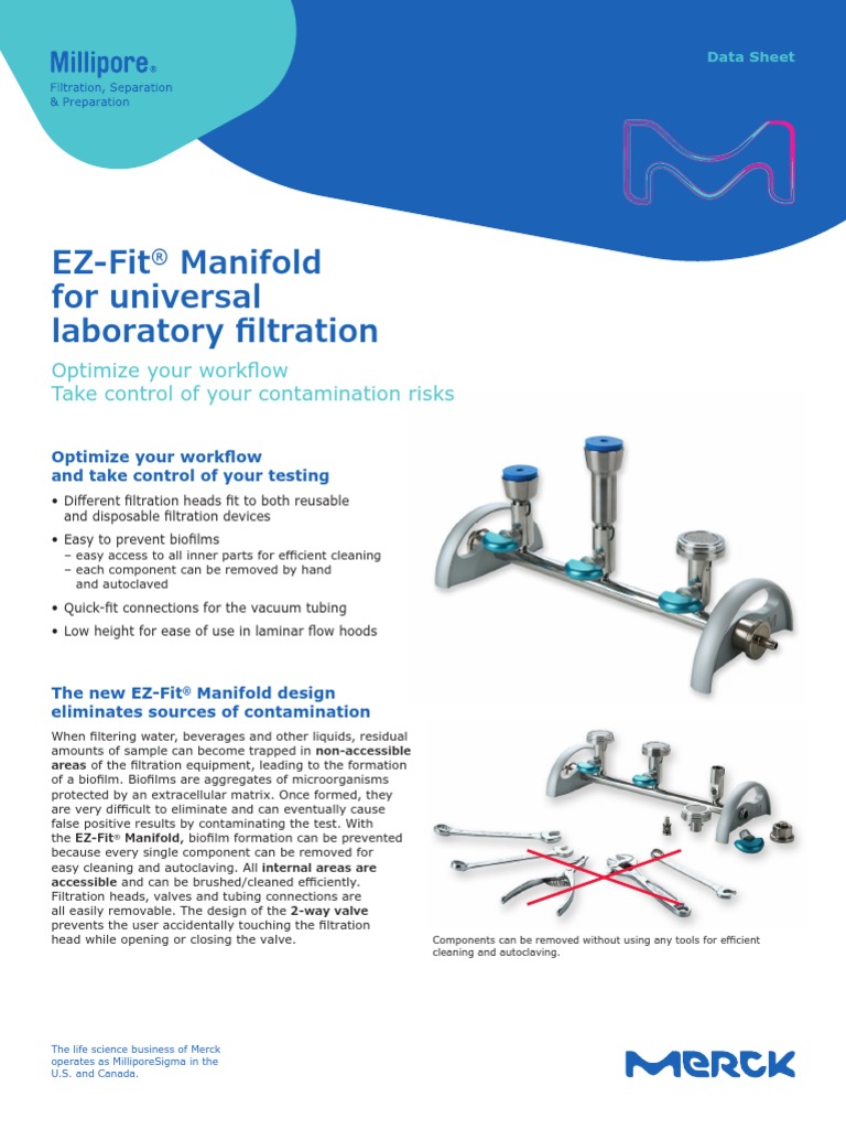 EZ Fit Manifold Data Sheet MRK | PDF