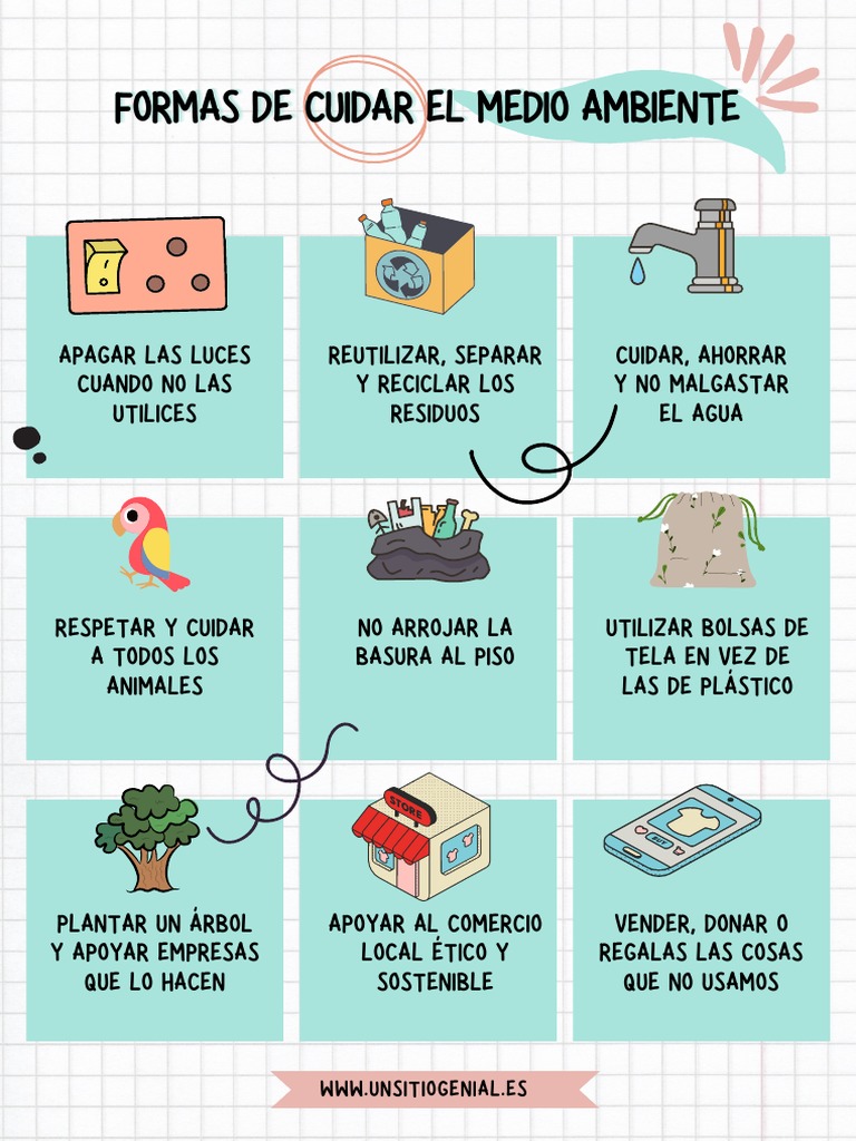Acciones para Cuidar el Medio Ambiente | PDF