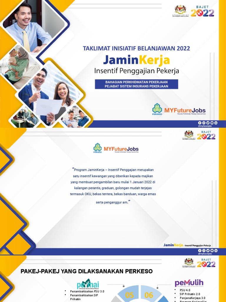 Program Jaminkerja Perkeso | PDF