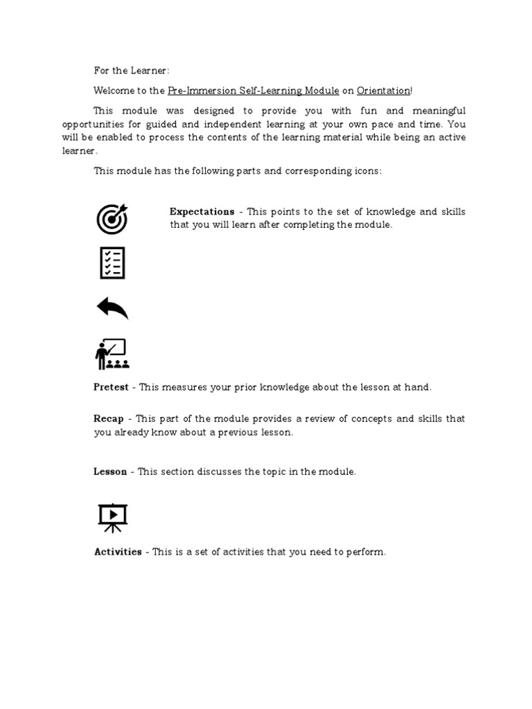 Work Immersion Orientation | PDF