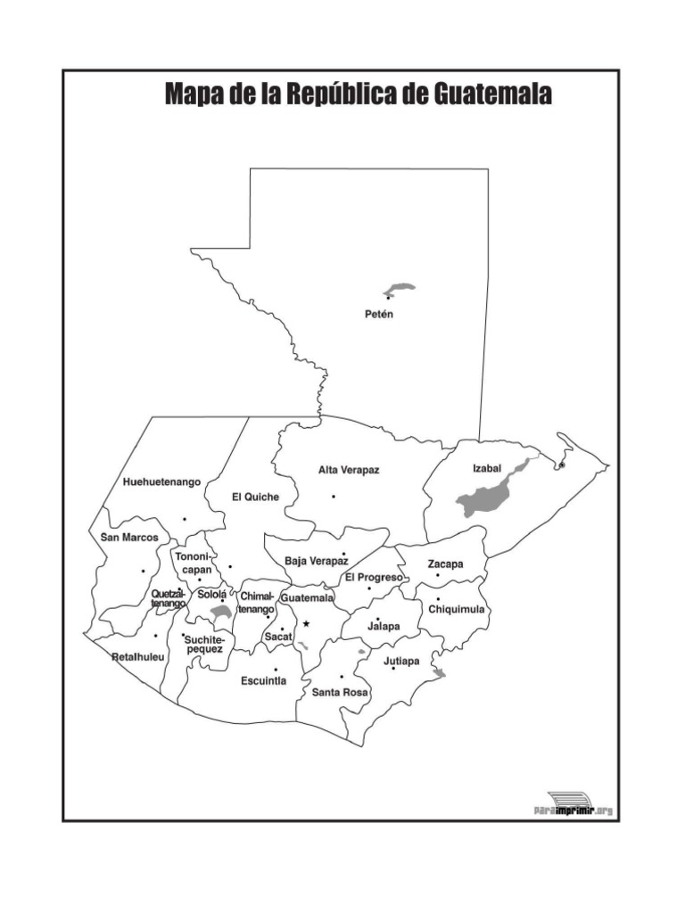Mapa de Guatemala | PDF