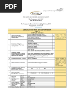 PACRA Company Incorporation Checklist | PDF