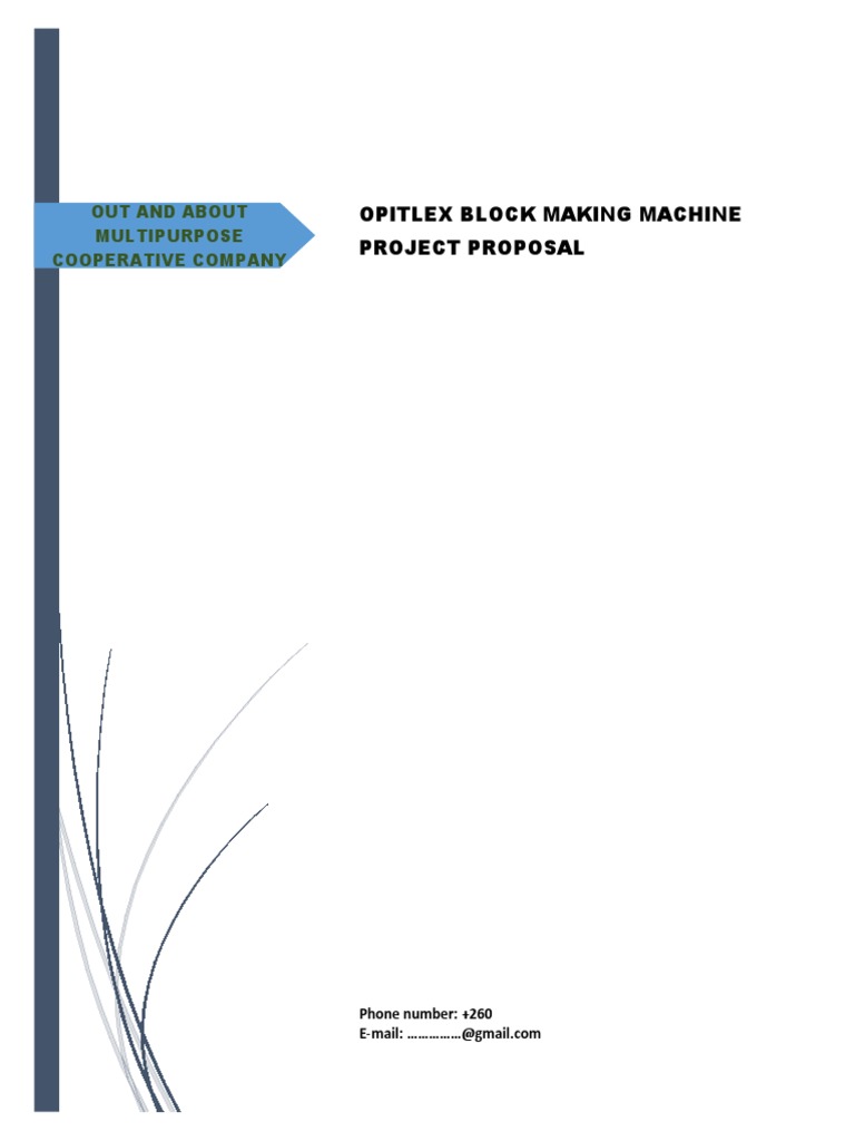 Cement Block Manufacturing Business Plan | PDF | Point Of Sale | Marketing