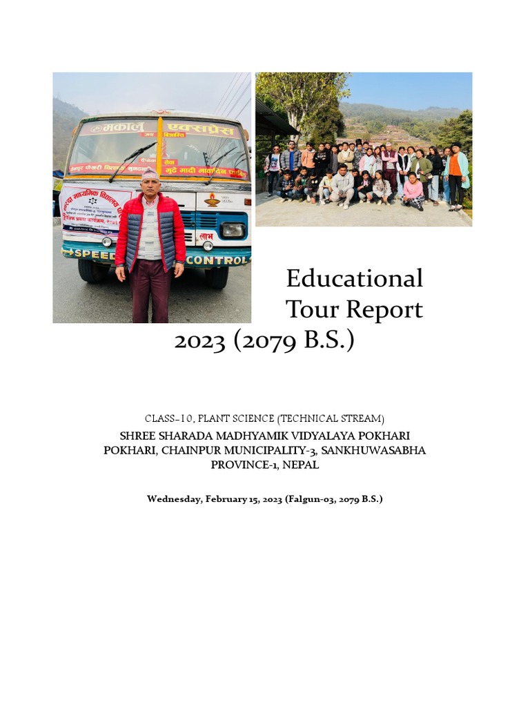 Class 10 Educational Tour Report 2023 | PDF | Farms | Agriculture