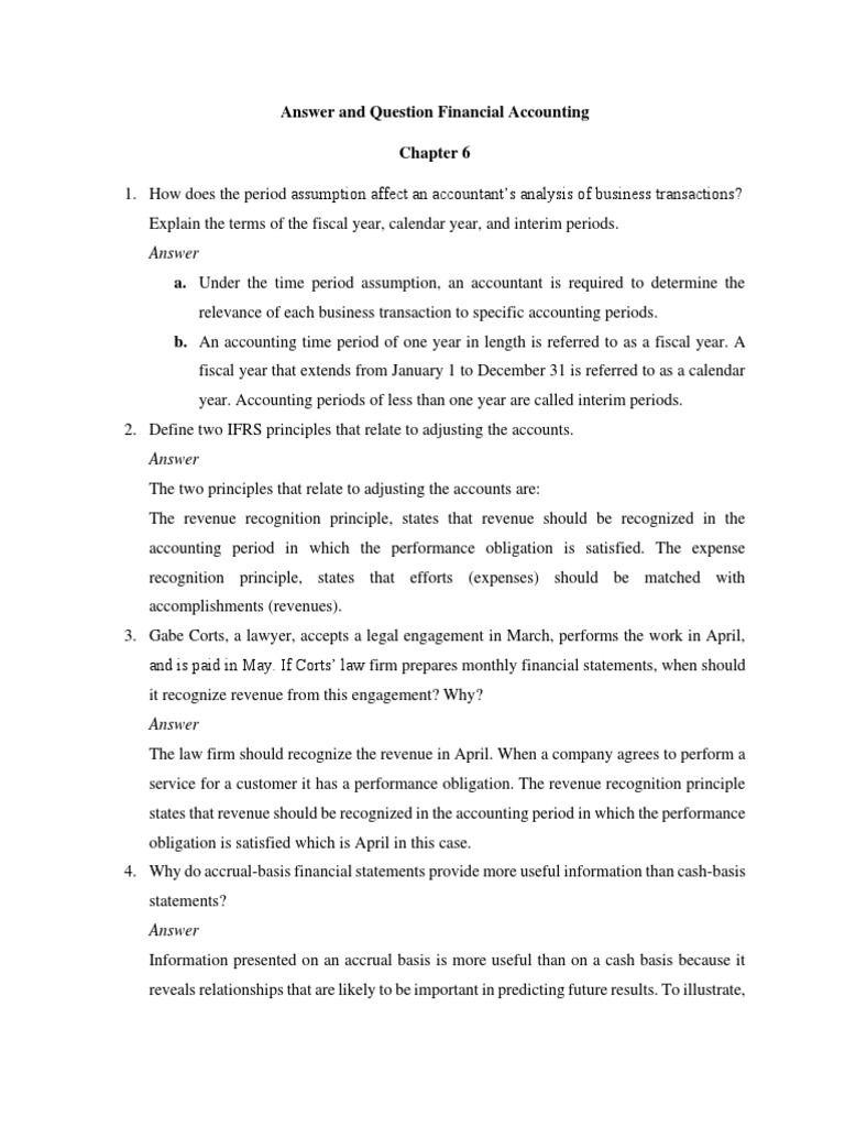 Accounting 1 Chapter 6 Solutions | PDF | Debits And Credits | Expense