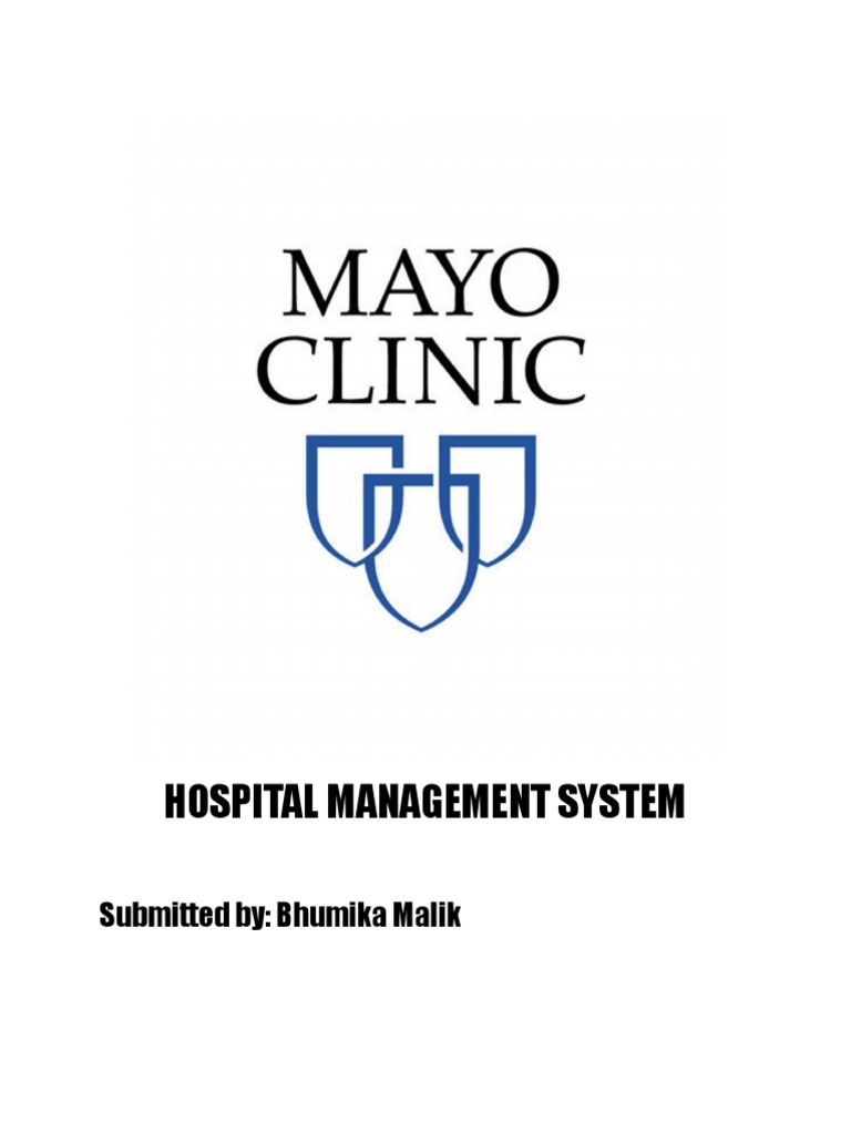 CBAP Project 2 - Hospital Management System For The Mayo Clinic | PDF | Hospital | Cloud Computing