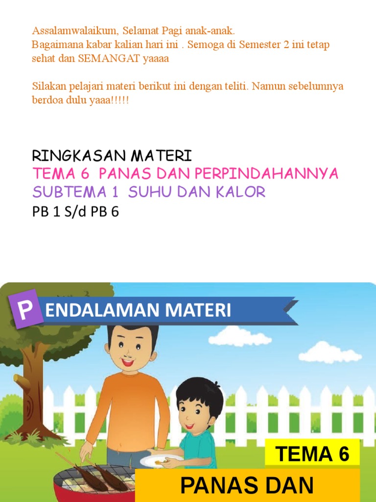 Ringkasan Materi Tema 6 Subtema 1 | PDF