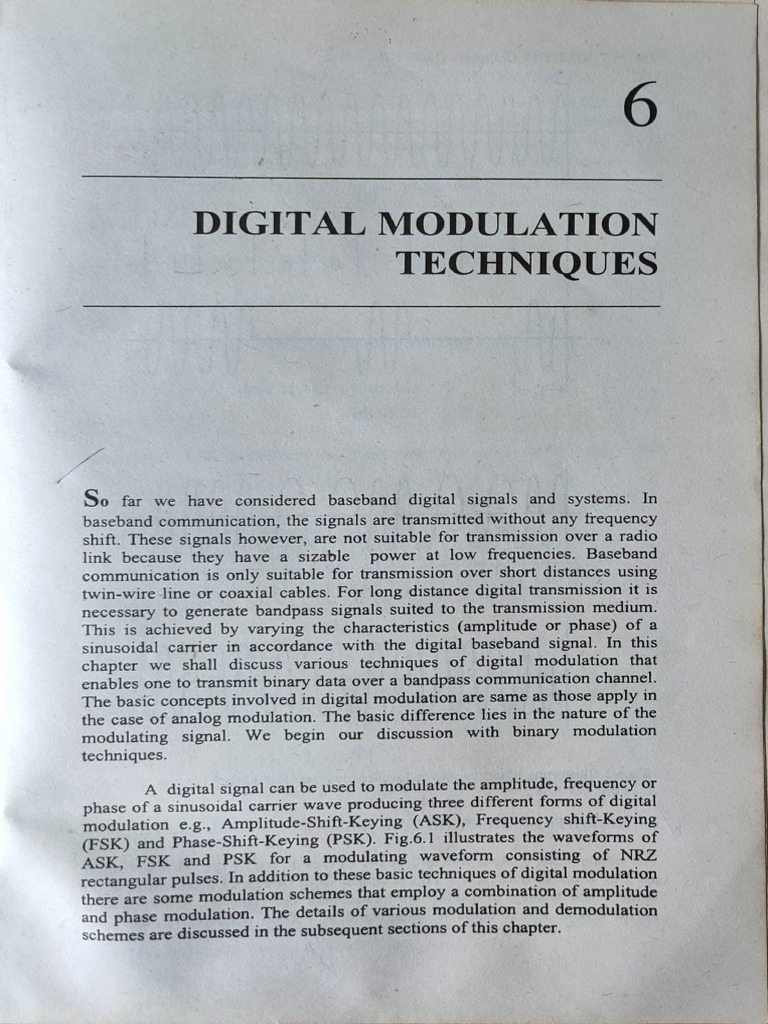 Digital Communication Module 4 Download Free Pdf Modulation Detector Radio