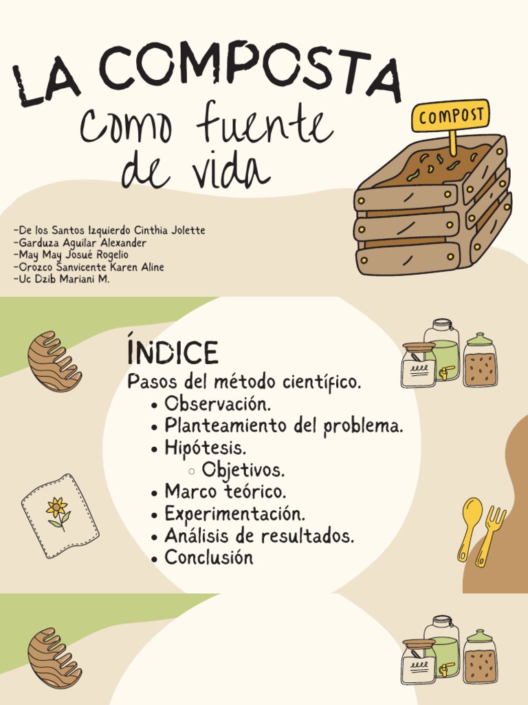 Presentación Reciclaje ¿Cómo Compostar en Casa Natural Colorido ...