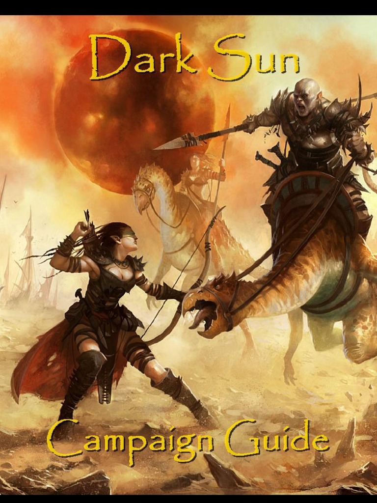 Dark Sun Pathfinder E6 2 | PDF | Elf (Dungeons & Dragons) | Dwarf ...