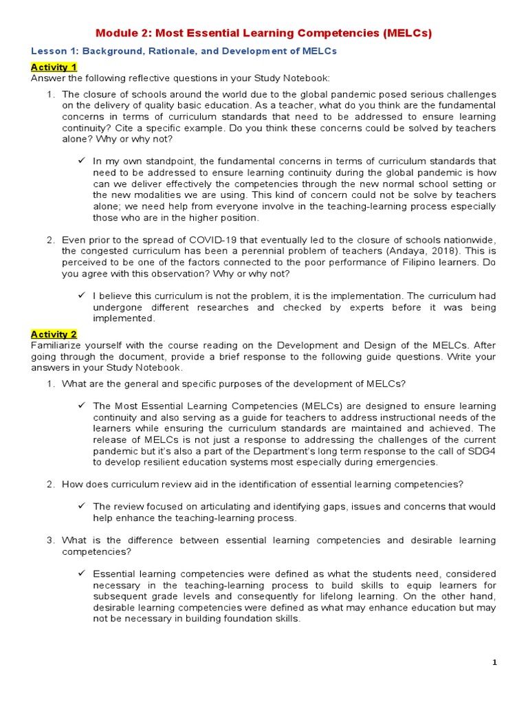 LDM 2 Module 2 Answers | PDF | Educational Assessment | Learning LDM 2 Module 2 Answers | PDF | Educational Assessment | Learning