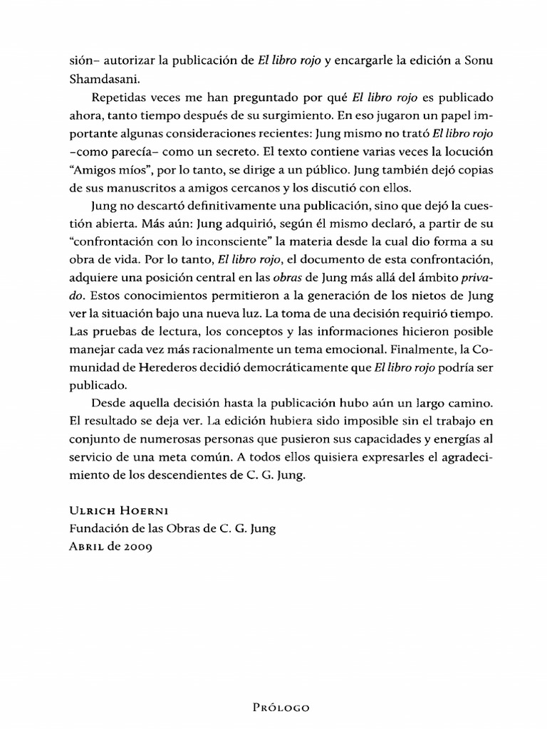 Publicación de El libro rojo de Jung | PDF | Religión y espiritualidad