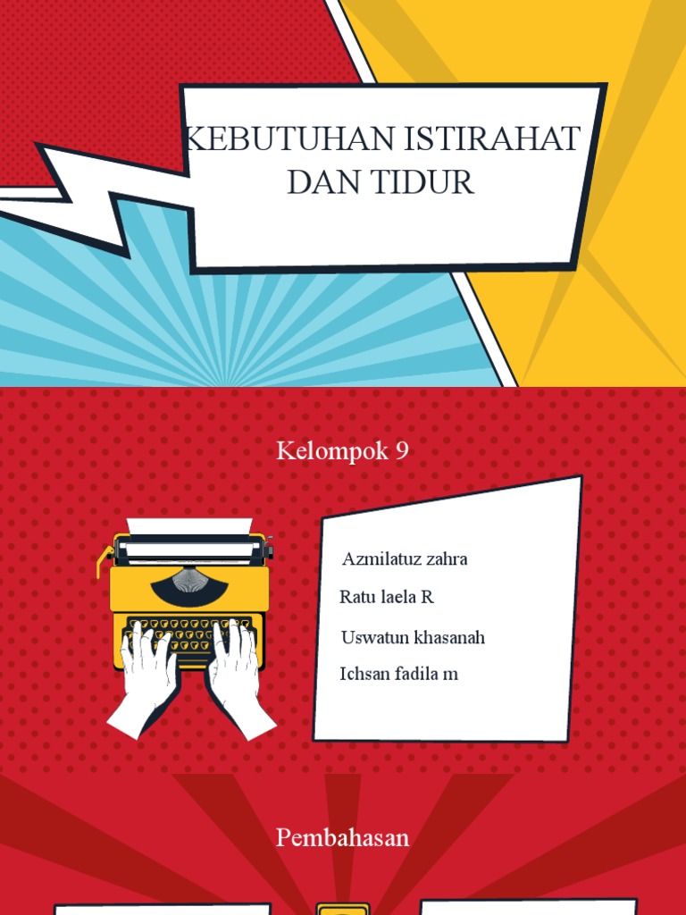 Kel. 9 Kebutuhan Istirahat Dan Tidur | PDF