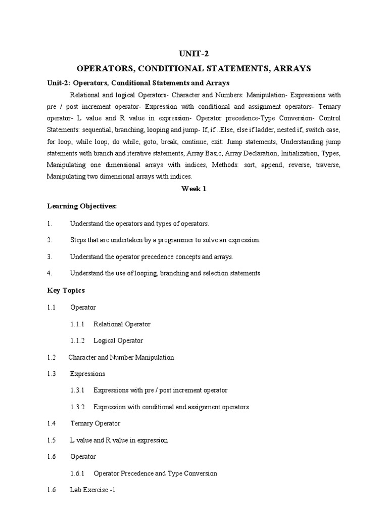 Week 1 Self Learning Materials | PDF | Pointer (Computer Programming) | Software Engineering