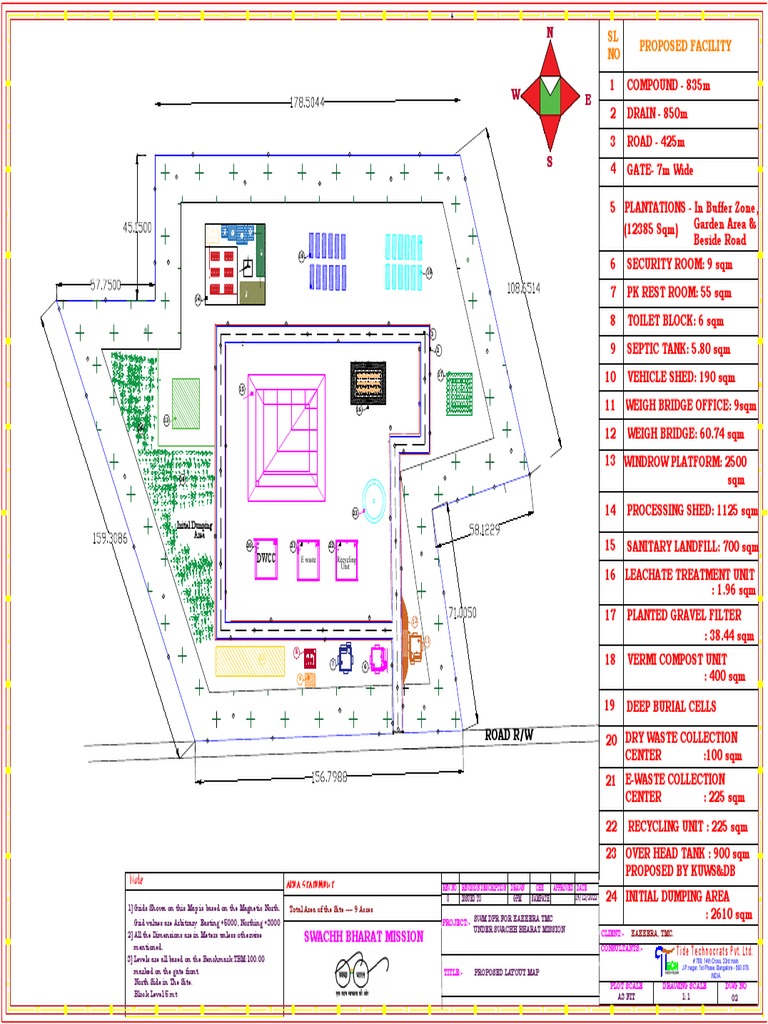 KAKKERA Topo, Existing and Proposed Facility Drawing (2) - Model | PDF ...