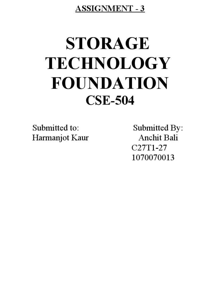 Storage 3 Pdf Server Computing Computer Data Storage 