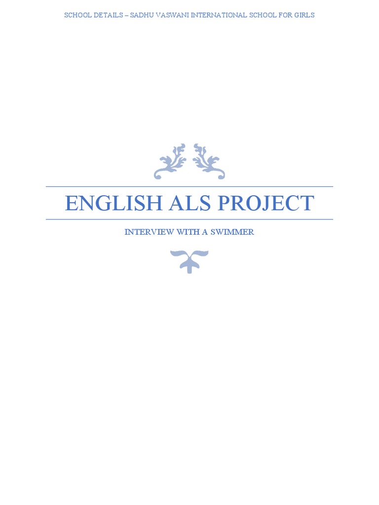 Final English Project | Download Free PDF | Swimming | Swimming (Sport)