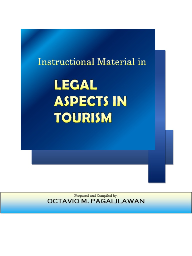 LEGAL ASPECTS IN TOURISM Module PDF | PDF | Extradition | Bail
