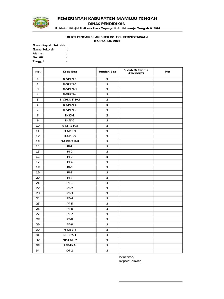 Bast Buku Dak 2020 - 0 | PDF