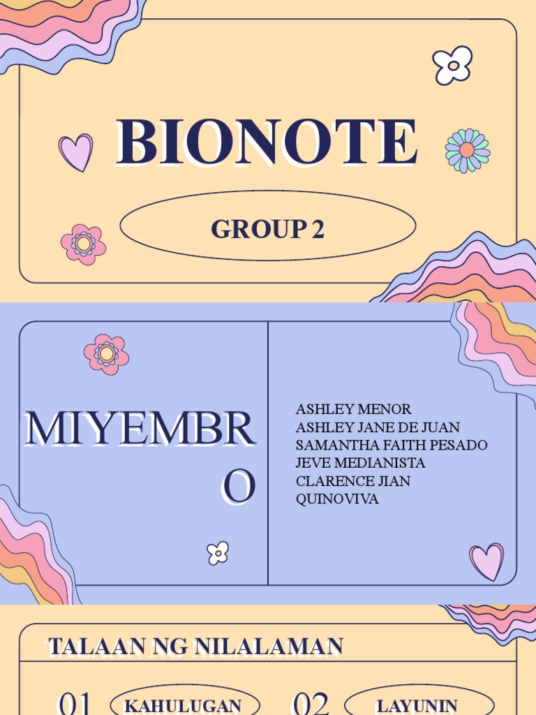 Bio Note | PDF