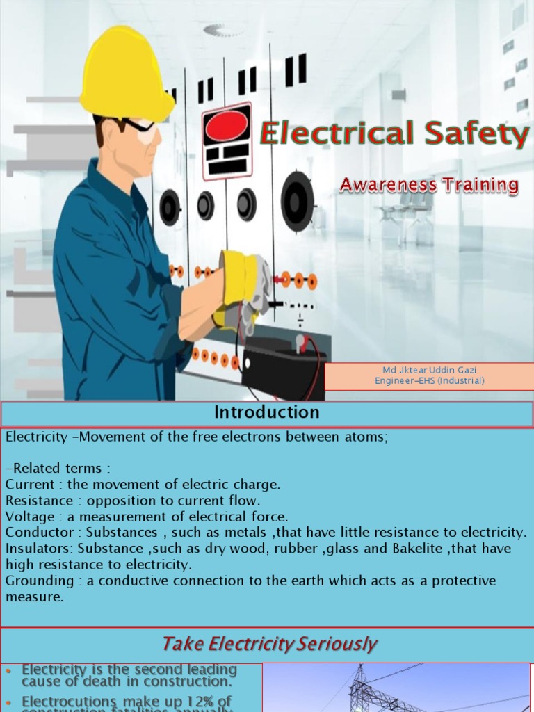 Electrical Safety Awareness Training | PDF | Electric Arc | Electrical ...