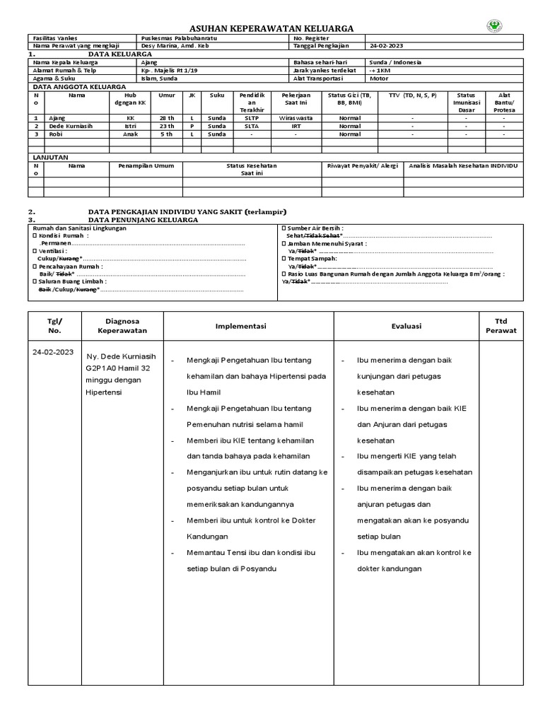 Askep Bumil Resti Hipertensi | PDF