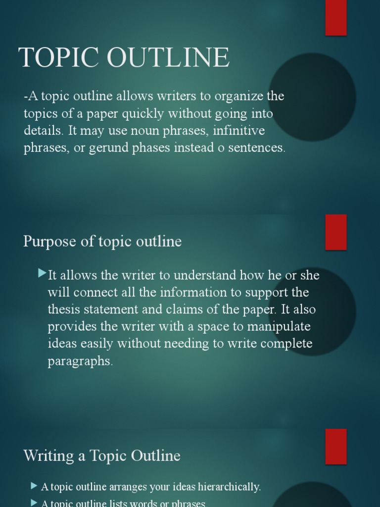 Topic Outline2 104018 | PDF | Language Arts & Discipline