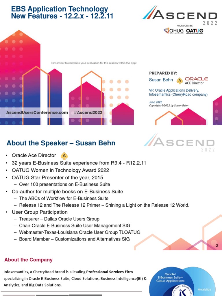 EBS Application Technology Whats New in 12.2.8 12.2.11 | PDF ...