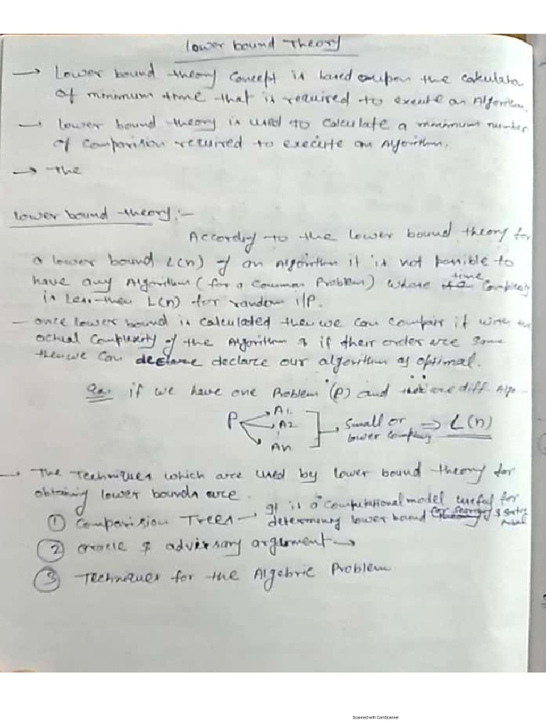 Lower Bound, Pattern Matching | PDF Lower Bound, Pattern Matching | PDF