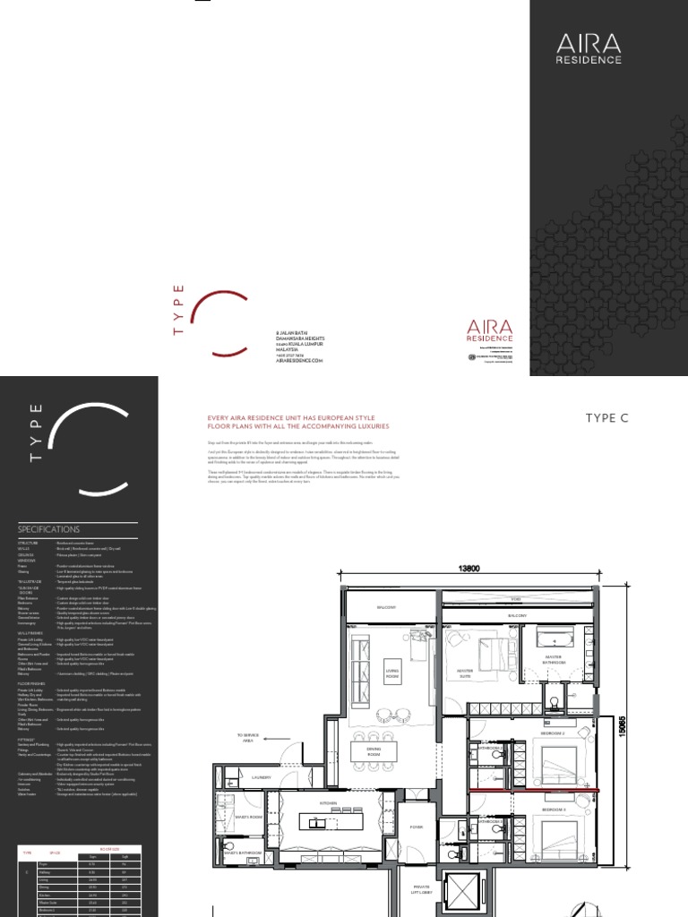 Aira Type C | PDF | Countertop | Bedroom