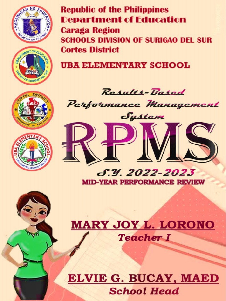 Mid-Year Rpms Cover Page & Tabbing | PDF | Educational Technology ...