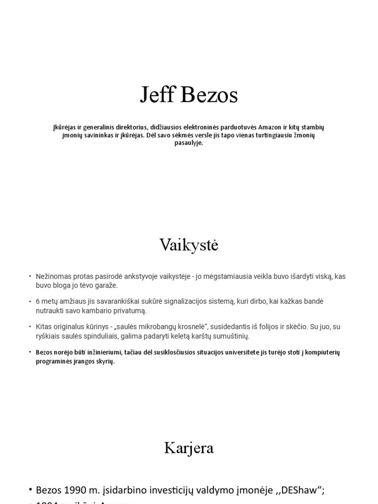 Jeff Bezos | PDF