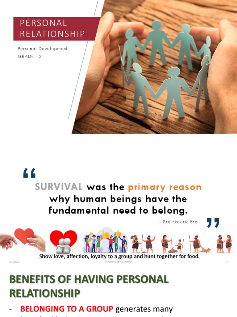 Personal Relationship | PDF | Love | Attachment Theory