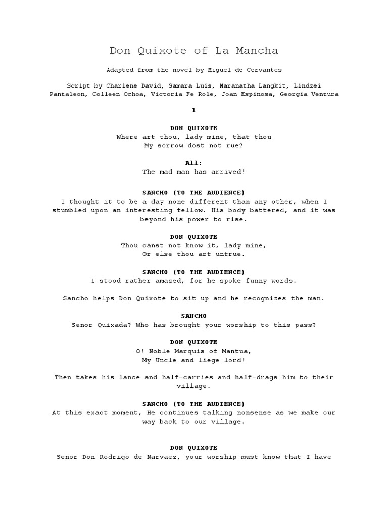 Don Quixote's Misadventures Unfold | PDF | Don Quixote