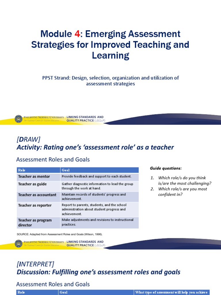 PPST Module 4 RP Slides | PDF | Educational Assessment | Lesson Plan