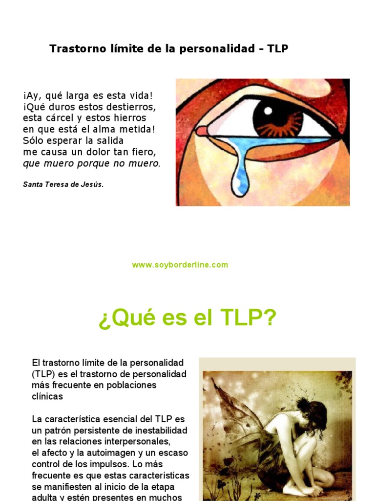 Trastorno Limite - Borderline Disorder Personality | PDF | Trastorno ...