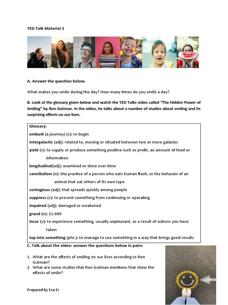 The Power of Smiling: Insights from Ron Gutman | PDF | Behavioural ...