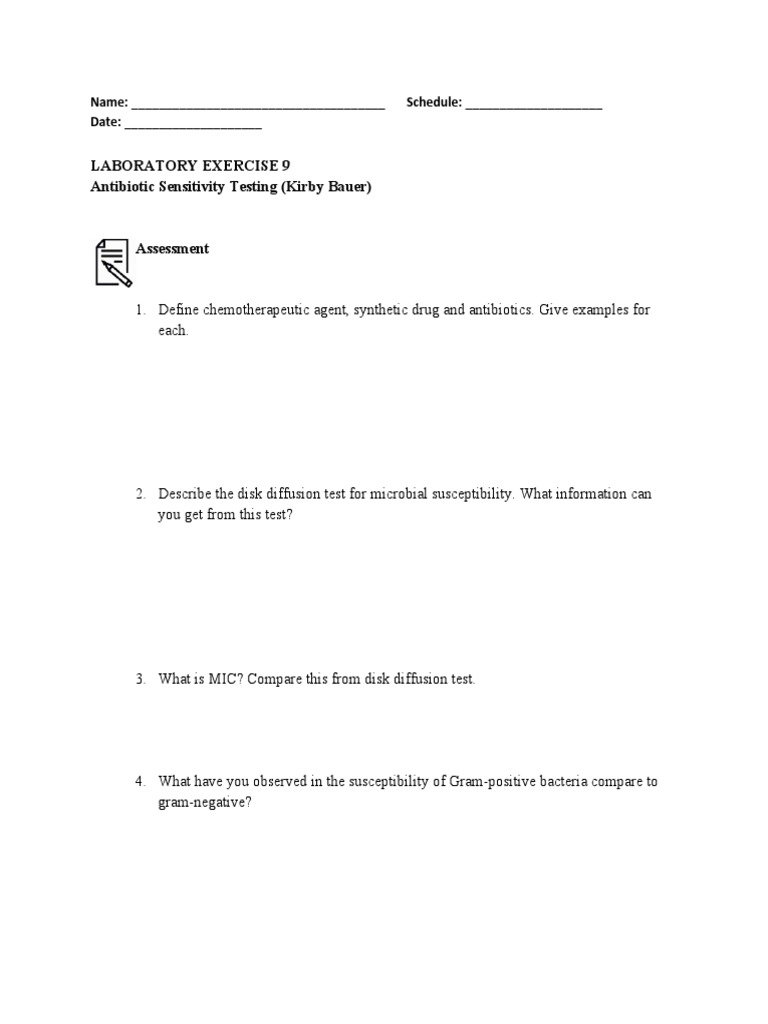 Exercise 11 Questions | PDF
