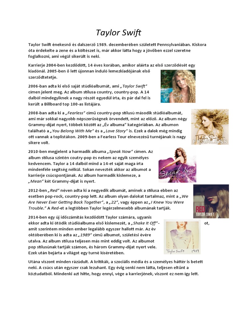 Taylor Swift | PDF