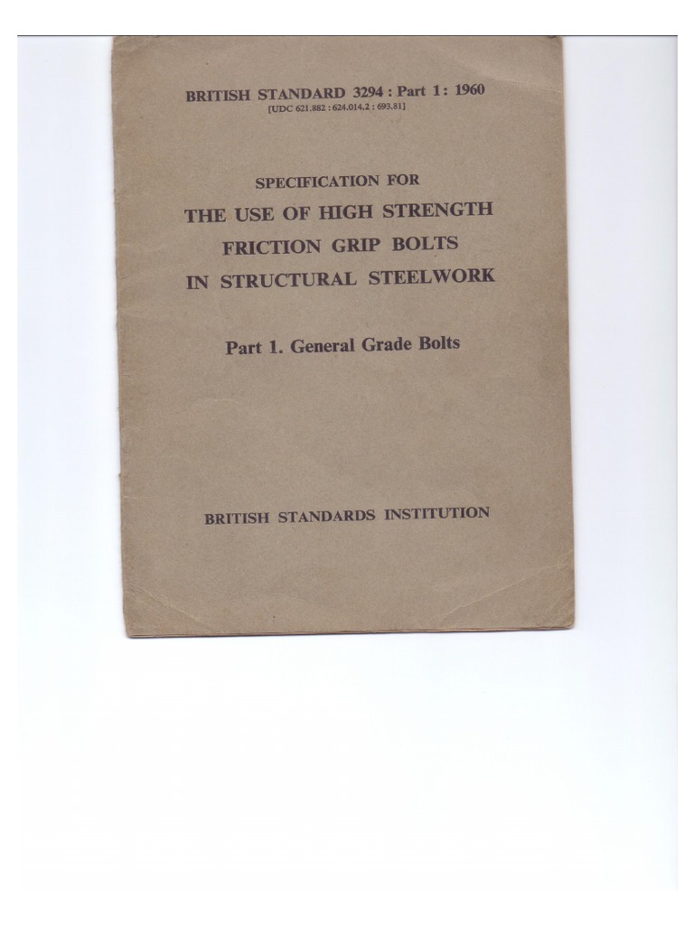 Specification of Bolt | PDF