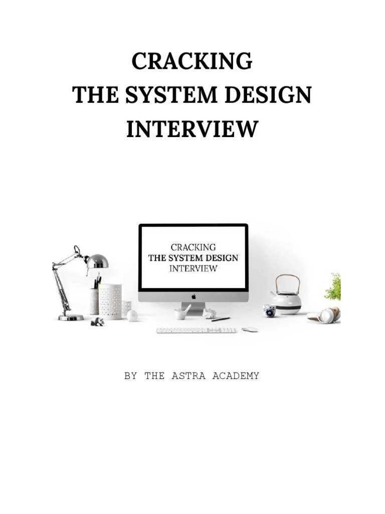 Ebook Cracking The System Design Interview Course Pdf No Sql Load Balancing Computing 
