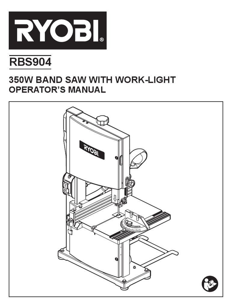 Ryobi RBS904 Manual 1 | PDF | Screw | Ac Power Plugs And Sockets