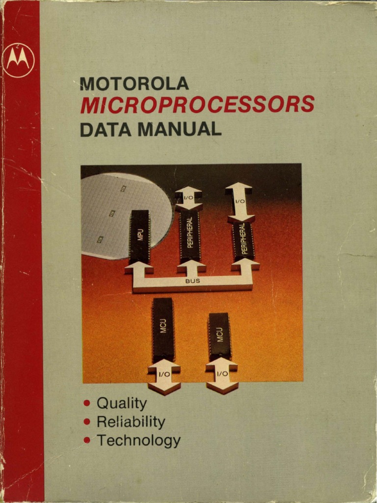 1981 Motorola Microprocessors Data Manual | PDF | Microcontroller | Microprocessor