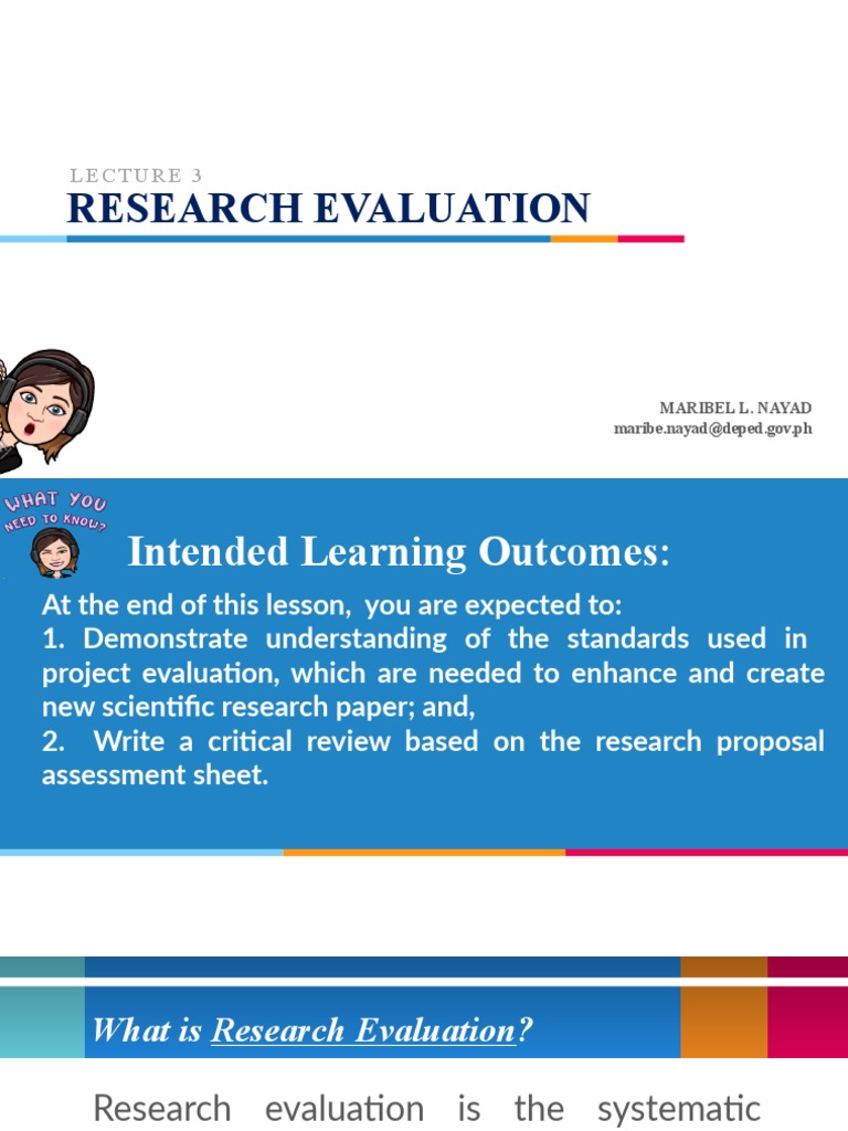 Understanding Research Evaluation Standards | PDF | Evaluation | Peer ...