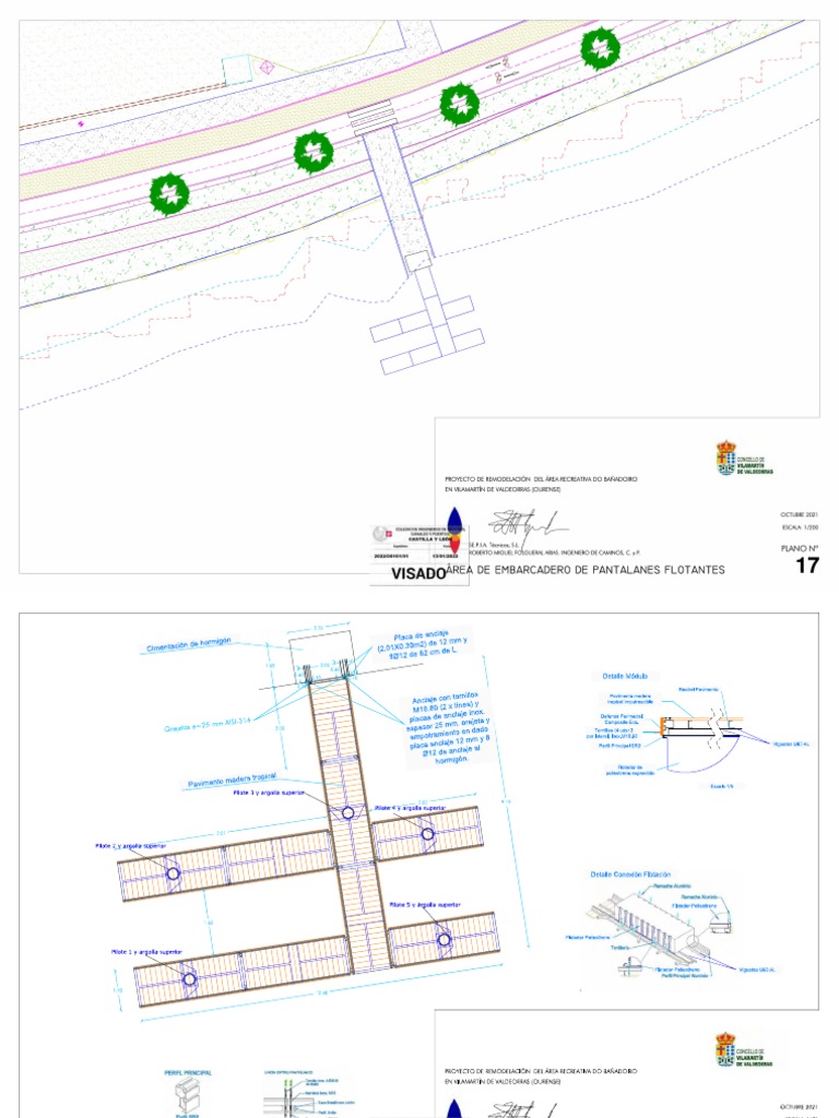 Planos Pantalán | PDF | Sector secundario de la economía | Materiales ...