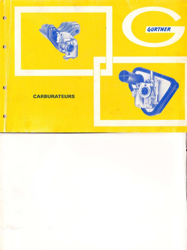 Catalogue Gurtner 1980 | PDF
